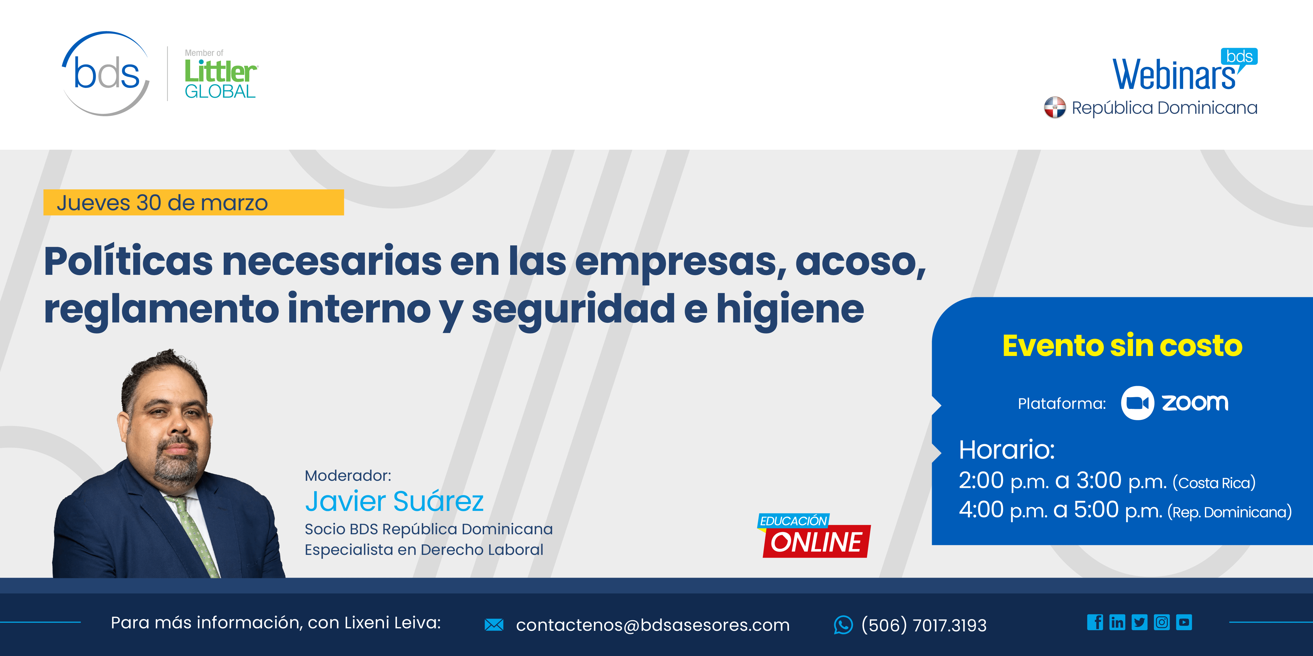 Políticas necesarias en las empresas, acoso, reglamento interno y seguridad e higiene - BDS ...